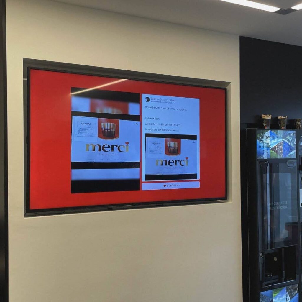 Digital Signage for employee communication | Test it NOW!
